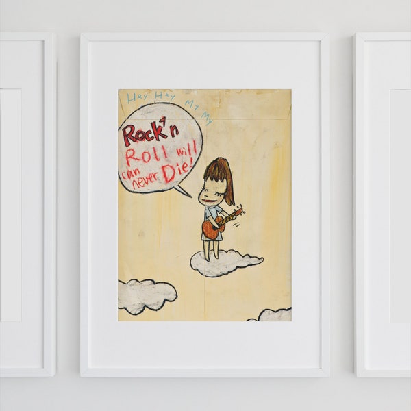 Yoshitomo Nara Digital Art - Etsy