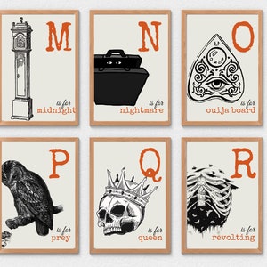 Halloween Spooky Alphabet Mega Bundle INSTANT DOWNLOAD, Halloween ...