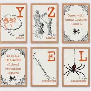 Halloween Spooky Alphabet Mega Bundle INSTANT DOWNLOAD, Halloween ...