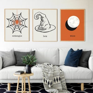 Halloween 12-poster Bundle INSTANT DOWNLOAD, Gallery Wall Set ...