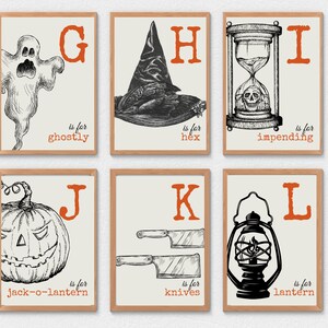 Halloween Spooky Alphabet Mega Bundle INSTANT DOWNLOAD, Halloween ...
