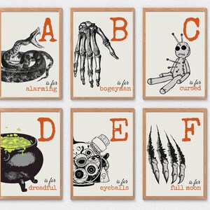 Halloween Spooky Alphabet Mega Bundle INSTANT DOWNLOAD, Halloween ...