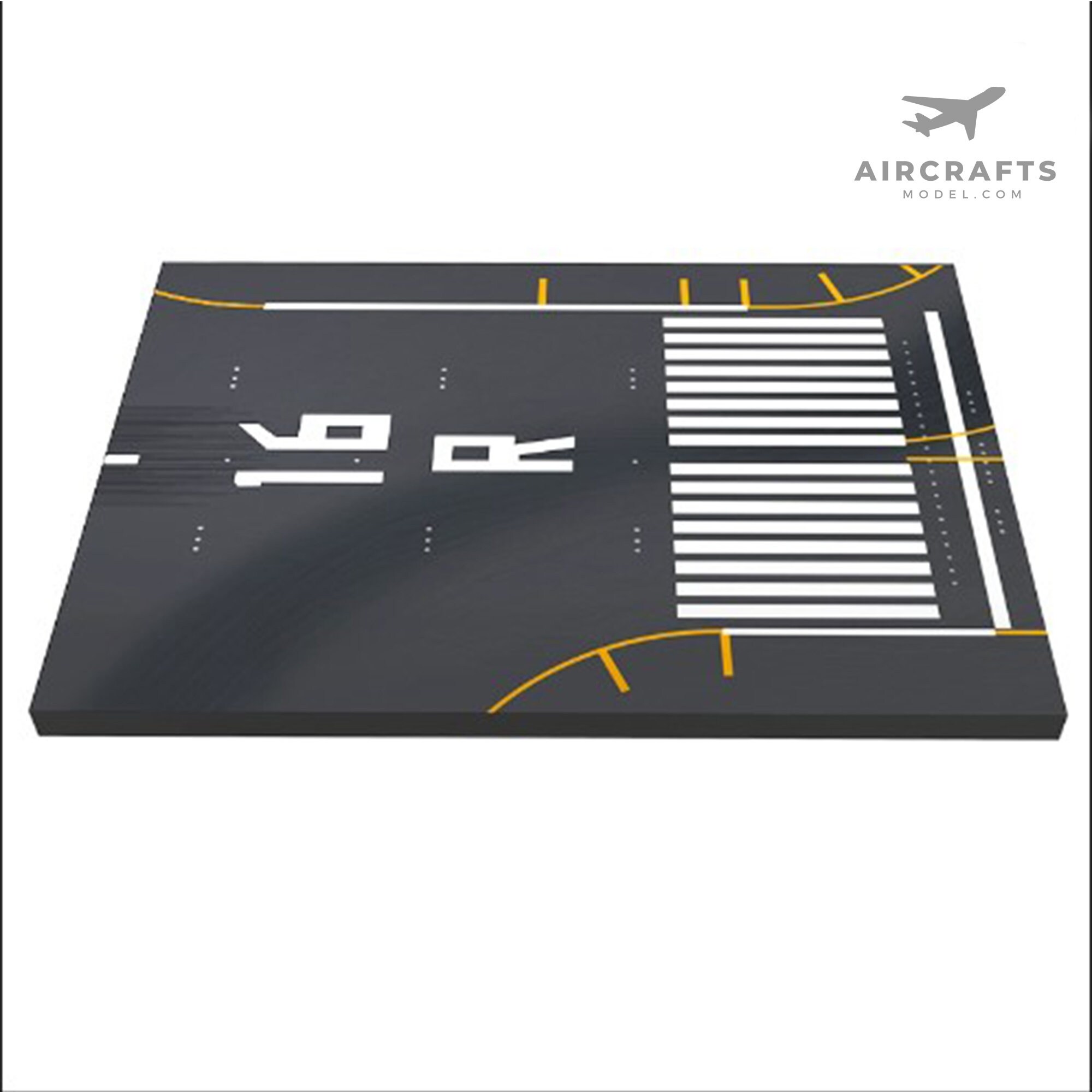 1:400 Single Airport Runway Diorama With Laminated Wooden Base - Etsy