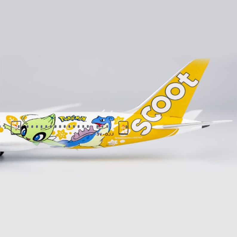 Boeing 1:400 B787-9 Scoot Singapore Airlines Pikachu Livery Lofty Gifts ...