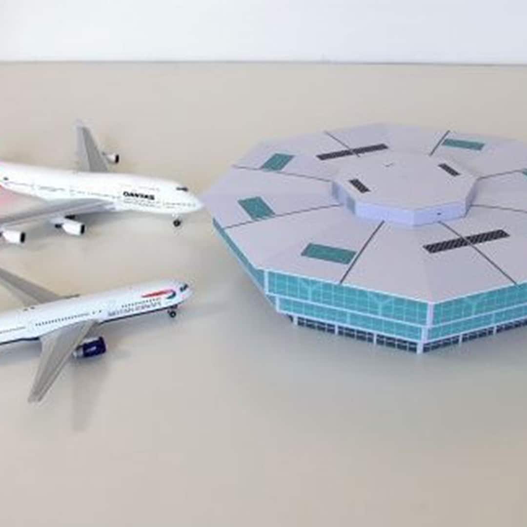 Digital Download Airport Scale Model Terminal Satellite - Etsy