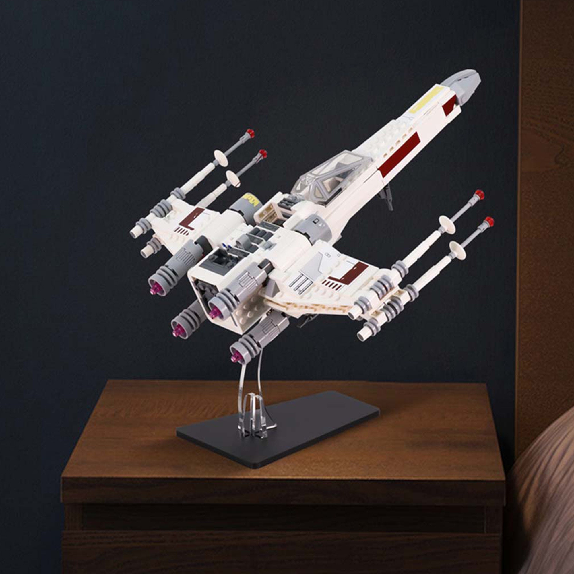 Acrylic Display Stand for X-wing Fighter 75301 75302 Model Building ...