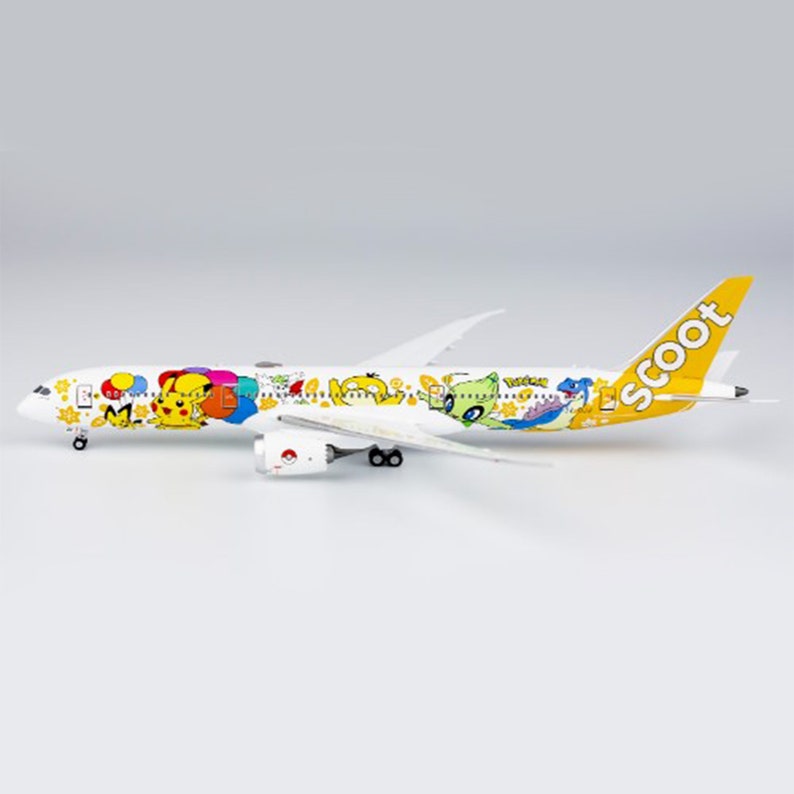 Boeing 1:400 B787-9 Scoot Singapore Airlines Pikachu Livery Lofty Gifts ...