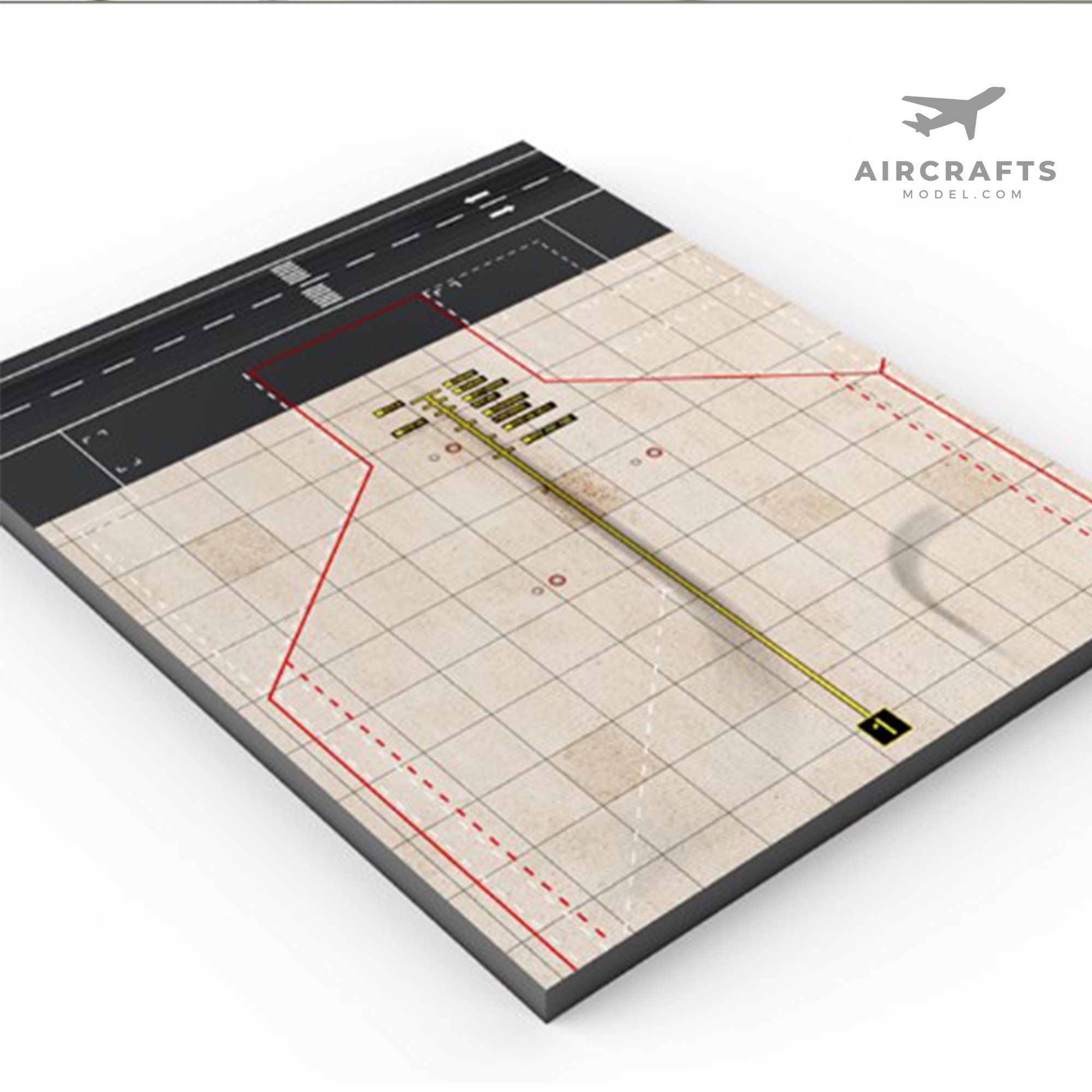 1:400 Single Airport Apron Diorama With Laminated Wooden Base - Etsy