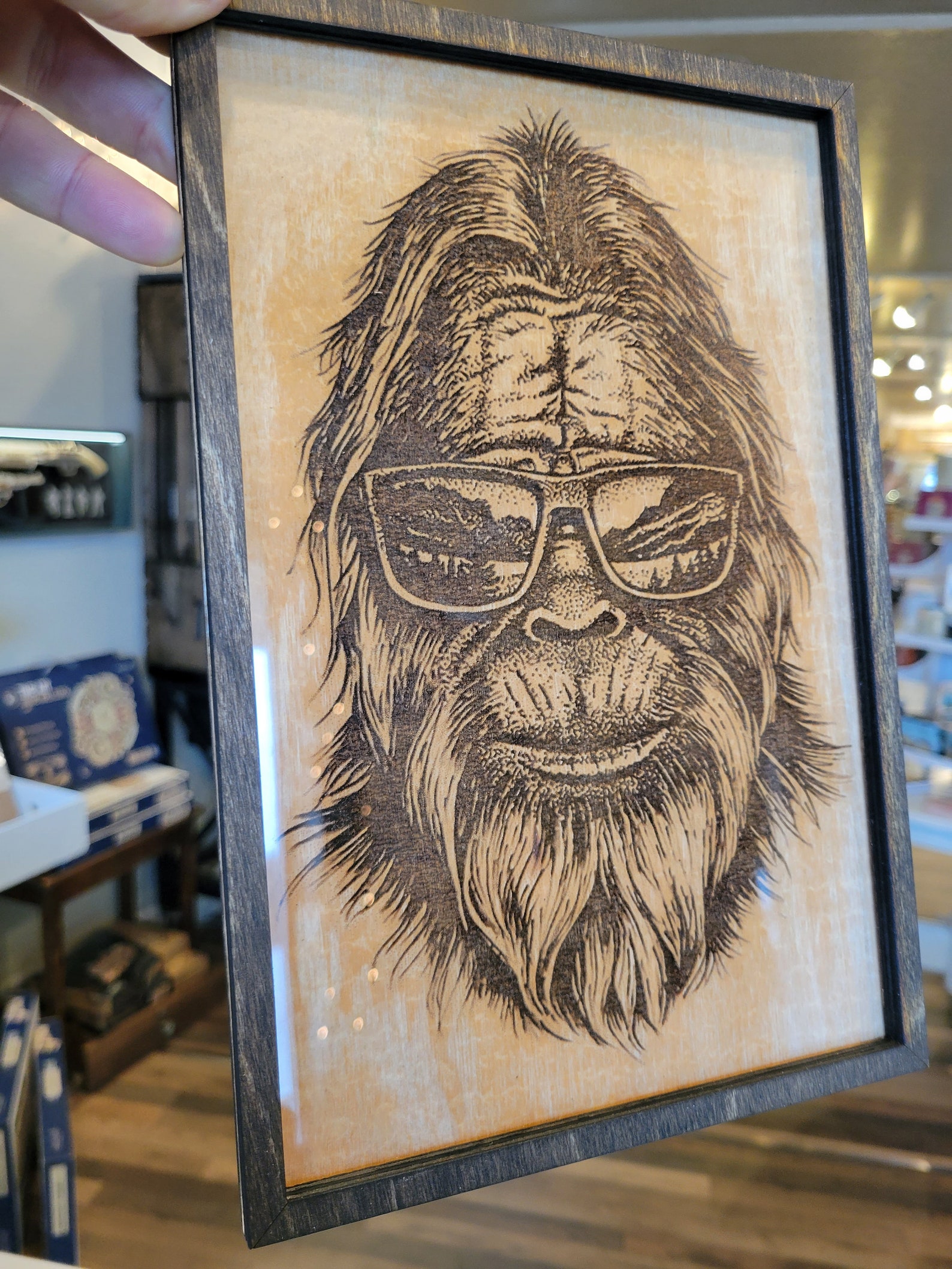 Bigfoot Wall Art Yeti Sasquatch Wood Decor / Wall Hanging | Etsy