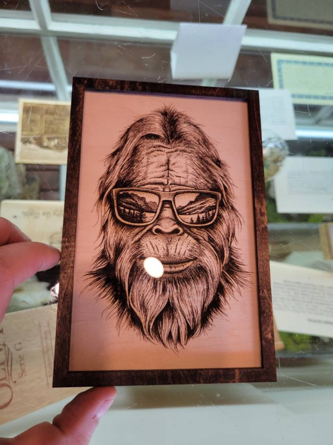 Bigfoot Wall Art Yeti Sasquatch Wood Decor / Wall Hanging | Etsy