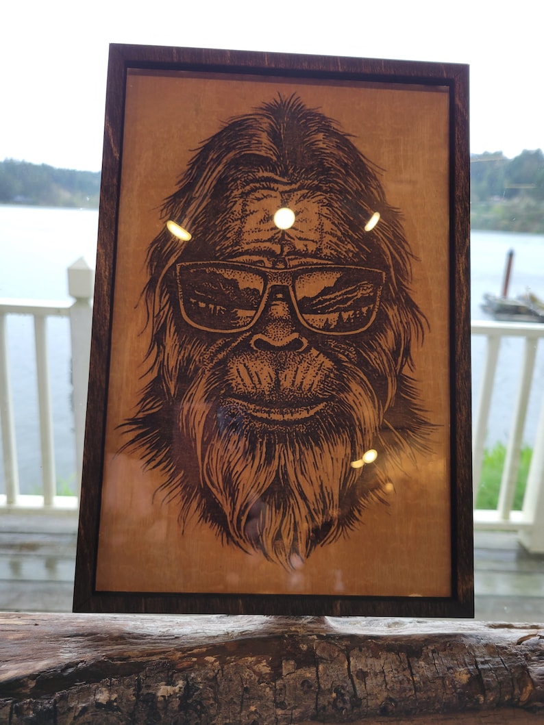Bigfoot Wall Art Yeti Sasquatch Wood Decor / Wall Hanging | Etsy