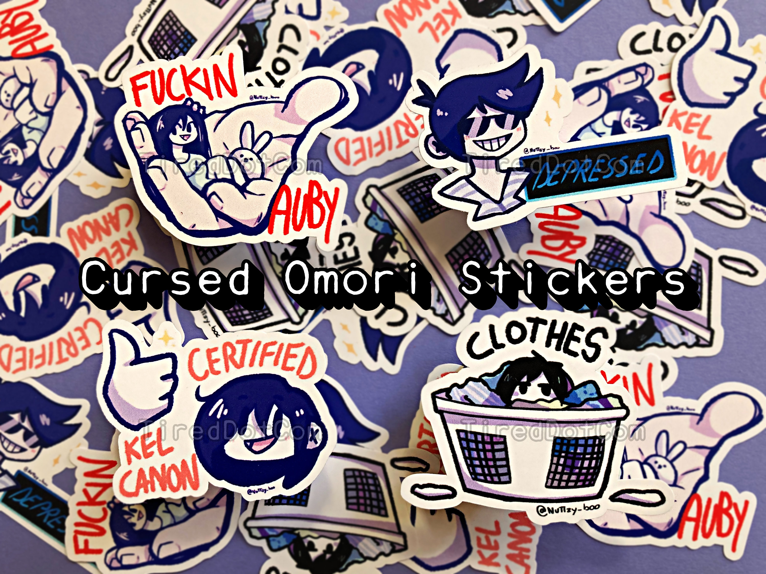 OMORI- Sunny Omori Kel Aubrey Hero- Meme Gang- Matt Stickers 5cm ...