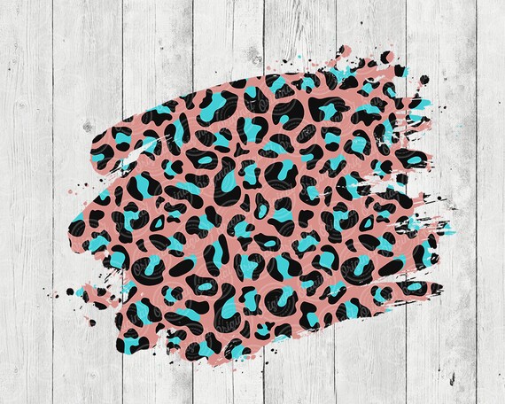 Leopard Png Splash Sublimation Design Splatter Bleach Patch | Etsy