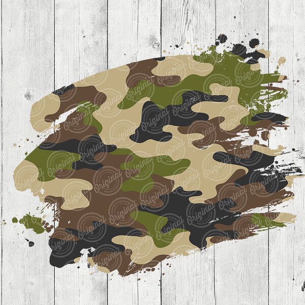 Camouflage Splash - Etsy