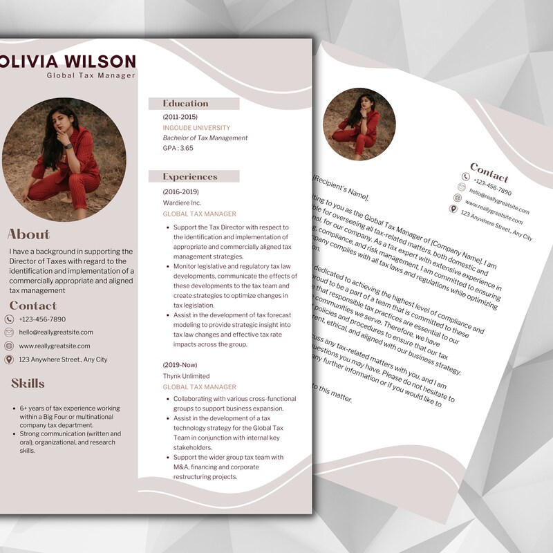 Resume Design - Etsy