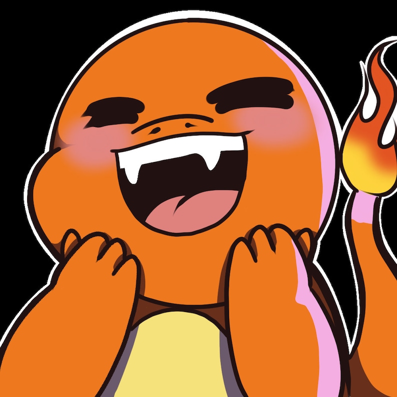 Gen One Pokémon Twitch Emotes Squirtle Charmander Bulbasaur - Etsy