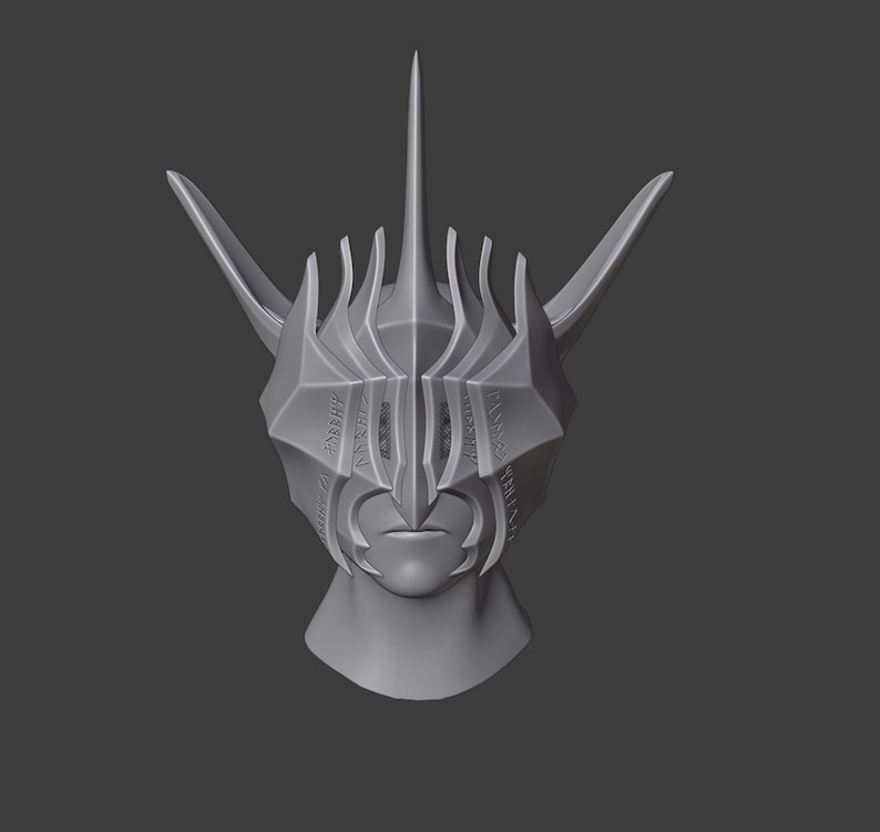 Mouth of Sauron Helmet- 3D Printable - Fully Modular - Etsy
