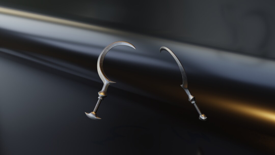 Dimitrescu's Daughter Sickle - Resident Evil Village - Stl - 3D ...