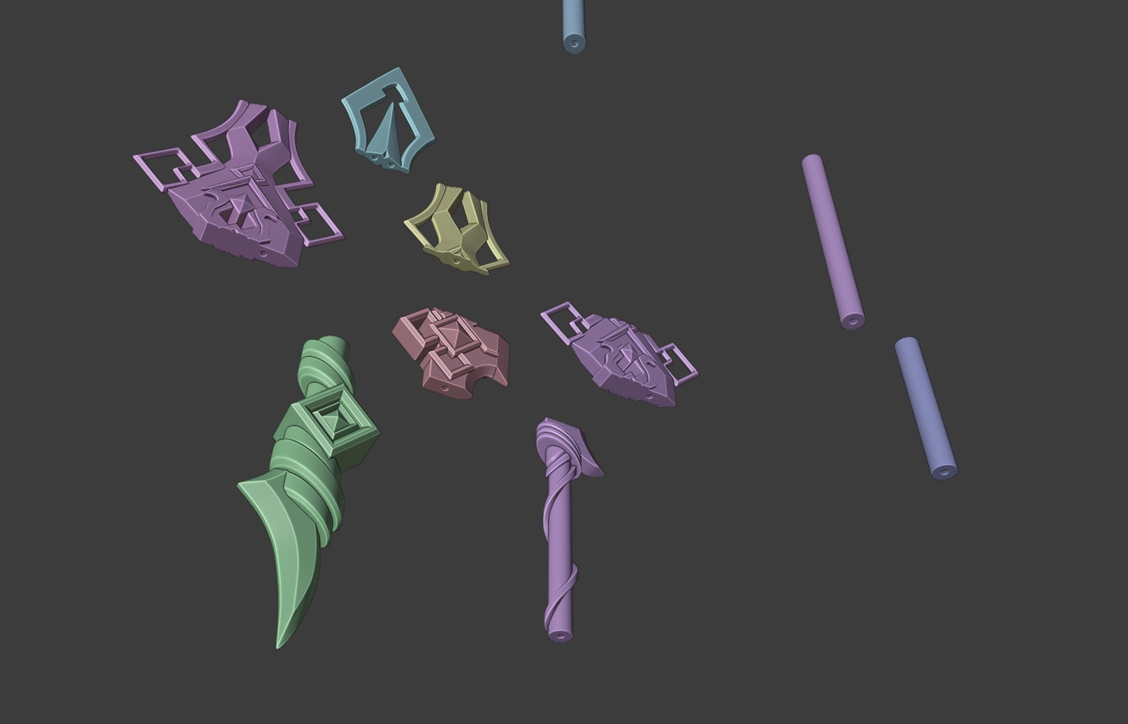 Zhongli Vortex Vanquisher STL Files Genshin Impact - Etsy