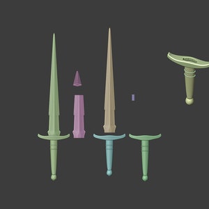 Loki's Daggers - 3D Printable Model - 2021 Tv-series - Etsy