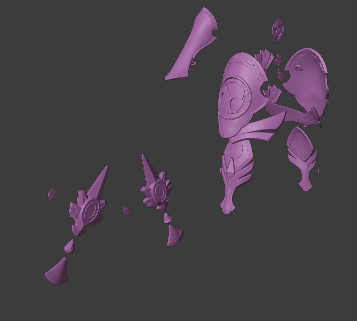 Raiden Shogun Boss Cosplay 3d Files STL - Etsy