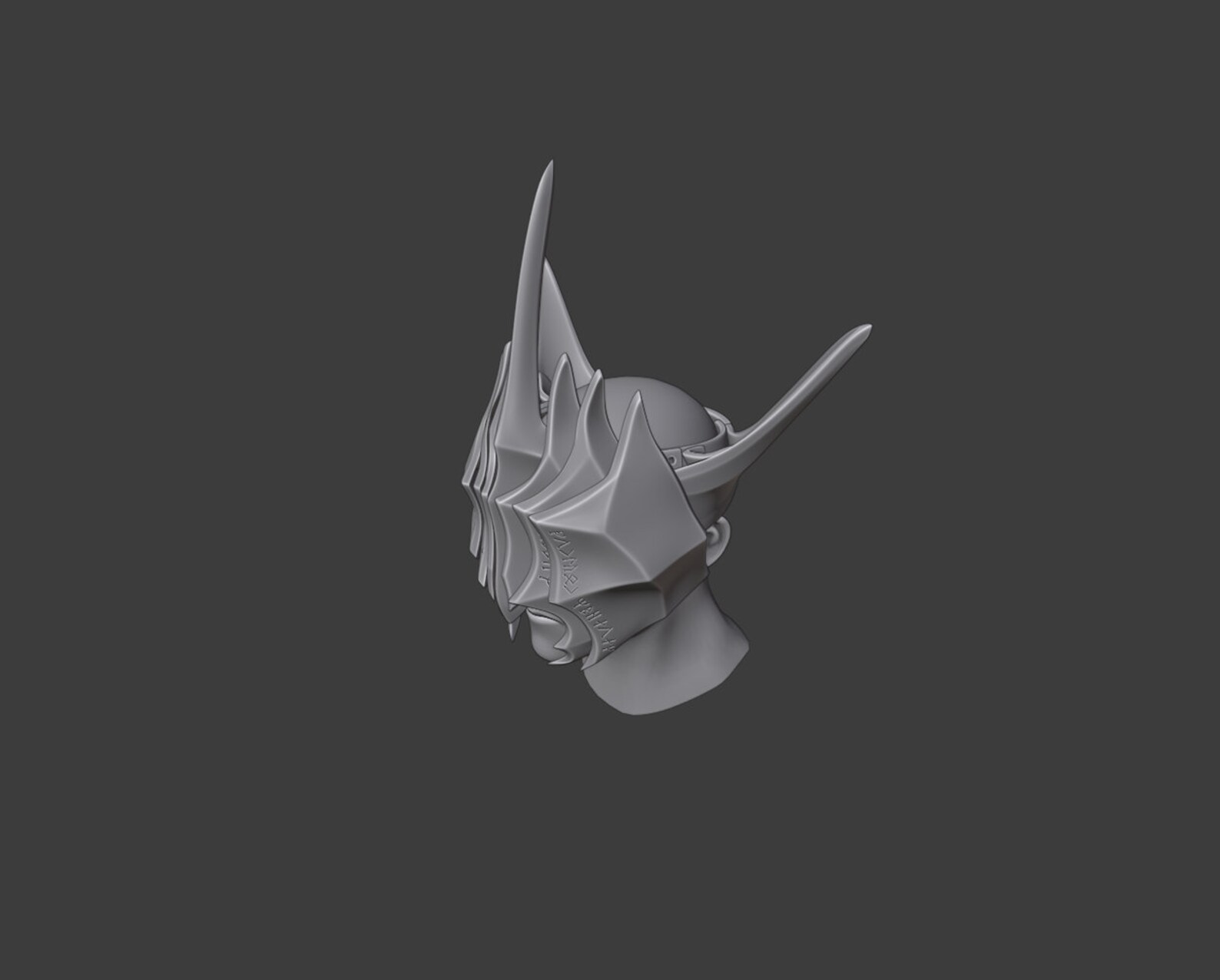 Mouth of Sauron Helmet- 3D Printable - Fully Modular - Etsy UK