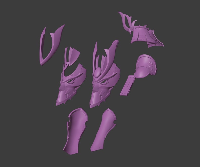 Raiden Shogun Boss Cosplay 3d Files STL - Etsy