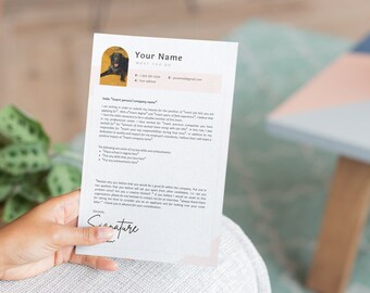Job Application Template Canva - Etsy