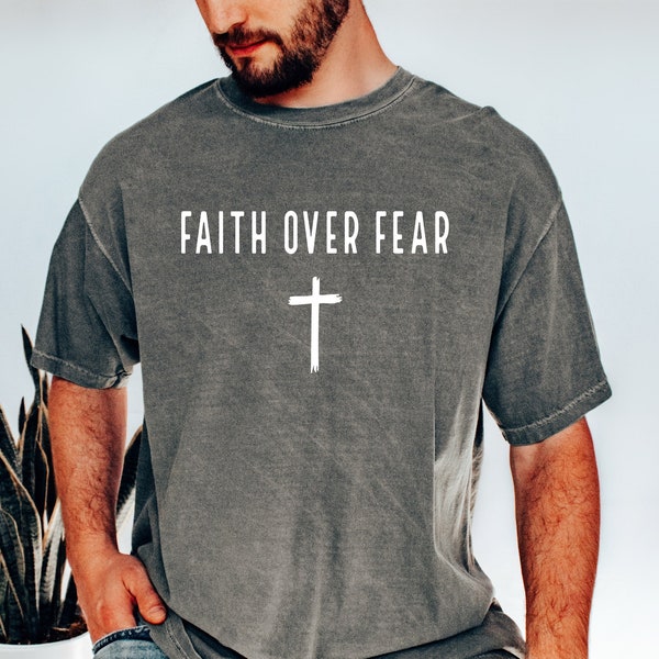 Mens Faith Over Fear Shirts - Etsy