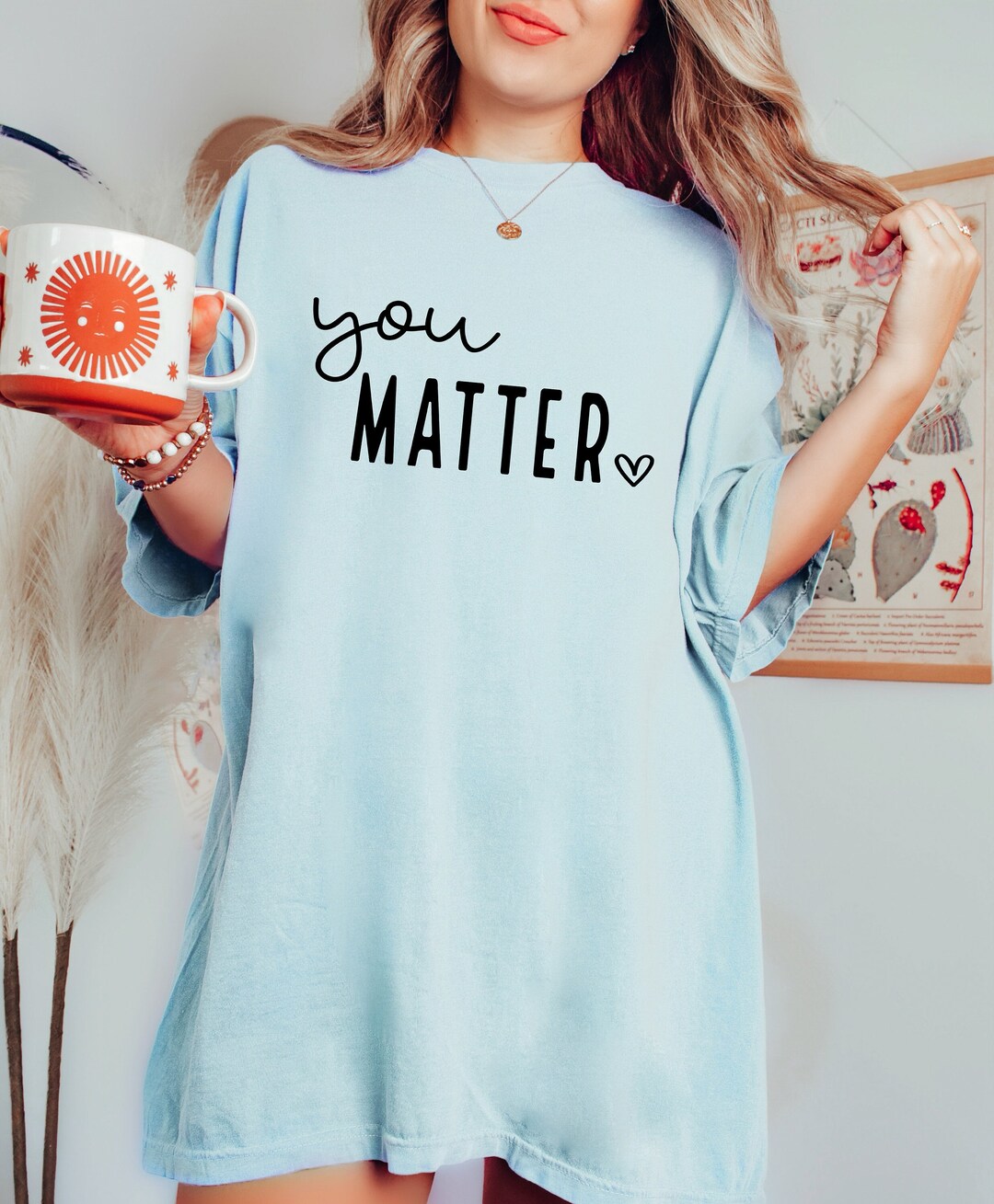 You Matter T-shirt: Comfort Colors Mental Health Tee - Etsy