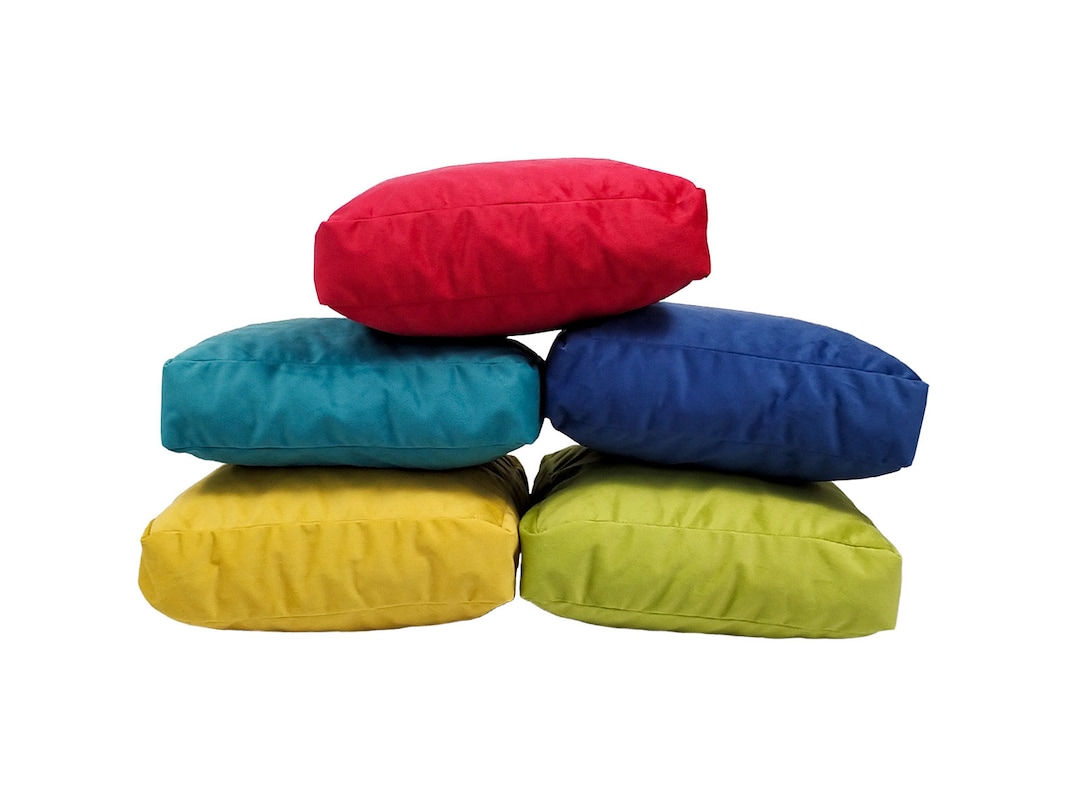 SET of 5 Square Soft Velvet Pillows 30 X 30 X 10 Cm, Causy Room ...