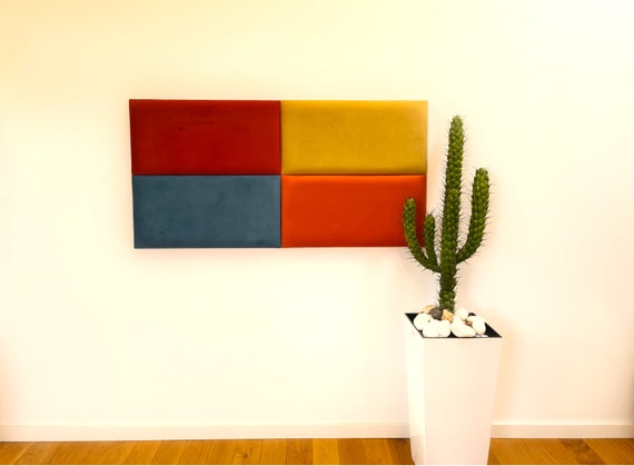 Rectangled Velour Wall Panel | Etsy