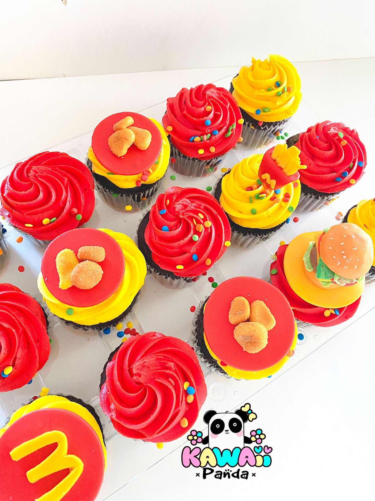 Mcdonald's Fast Food Cake Topper, French Fries, Hamburger ...