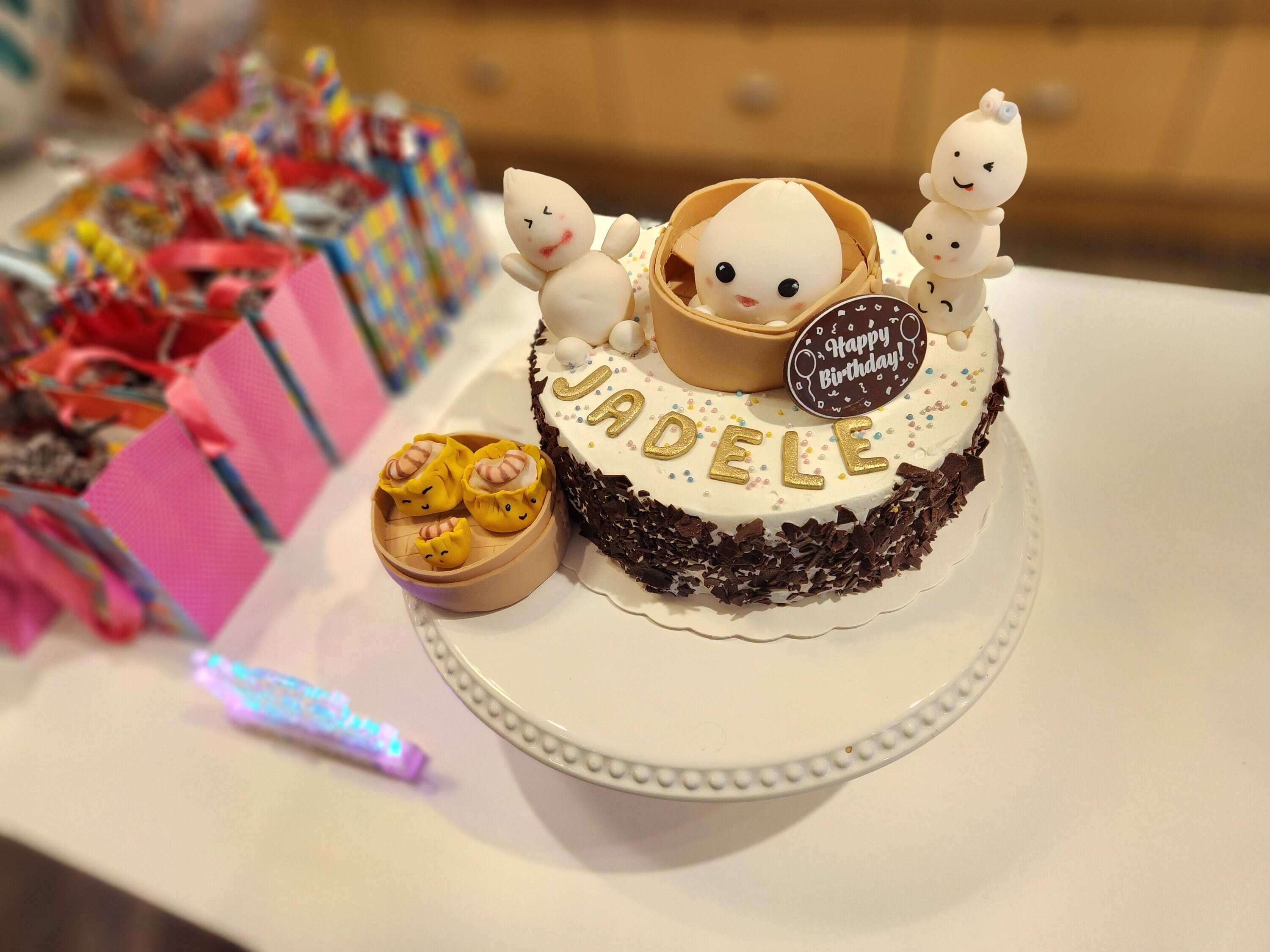 Dim Sum Cake Topper, Kawaii Cake Topper, Cute Dumpling Cake Topper ...