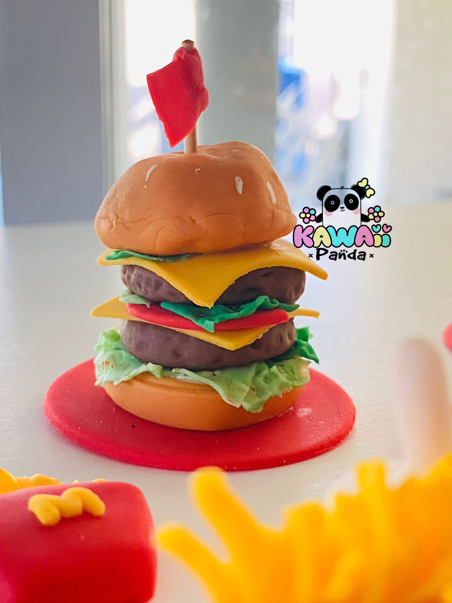 Mcdonald's Fast Food Cake Topper, French Fries, Hamburger ...