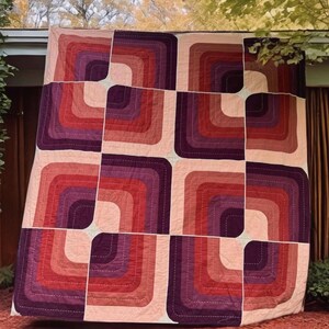 Showcase Quilt Pattern PDF Download - Beginner Curves Sewing Quilting ...