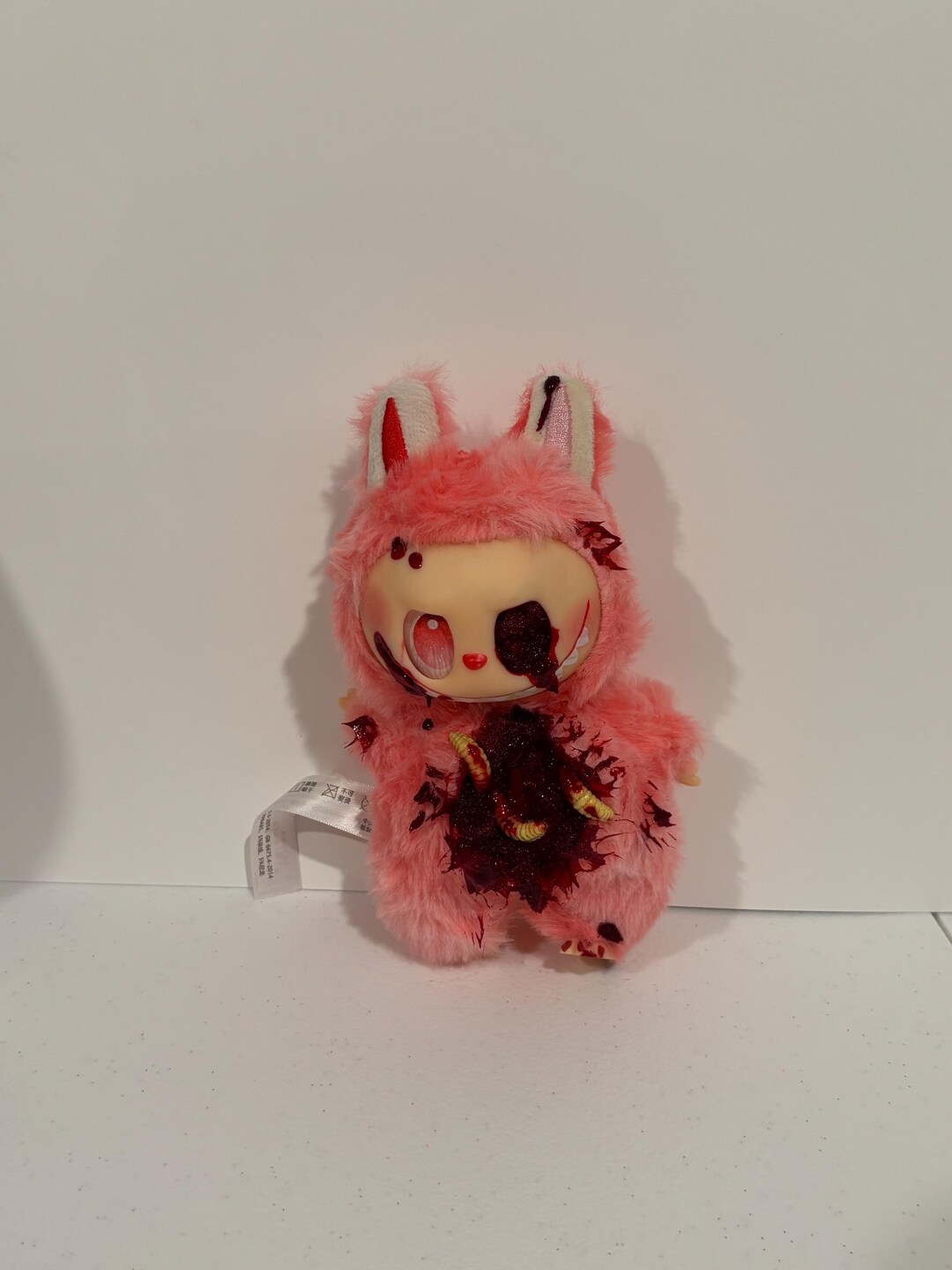 Labubu (lafufu) Custom Made, Horror, Halloween, Stuffed Keychain Doll ...