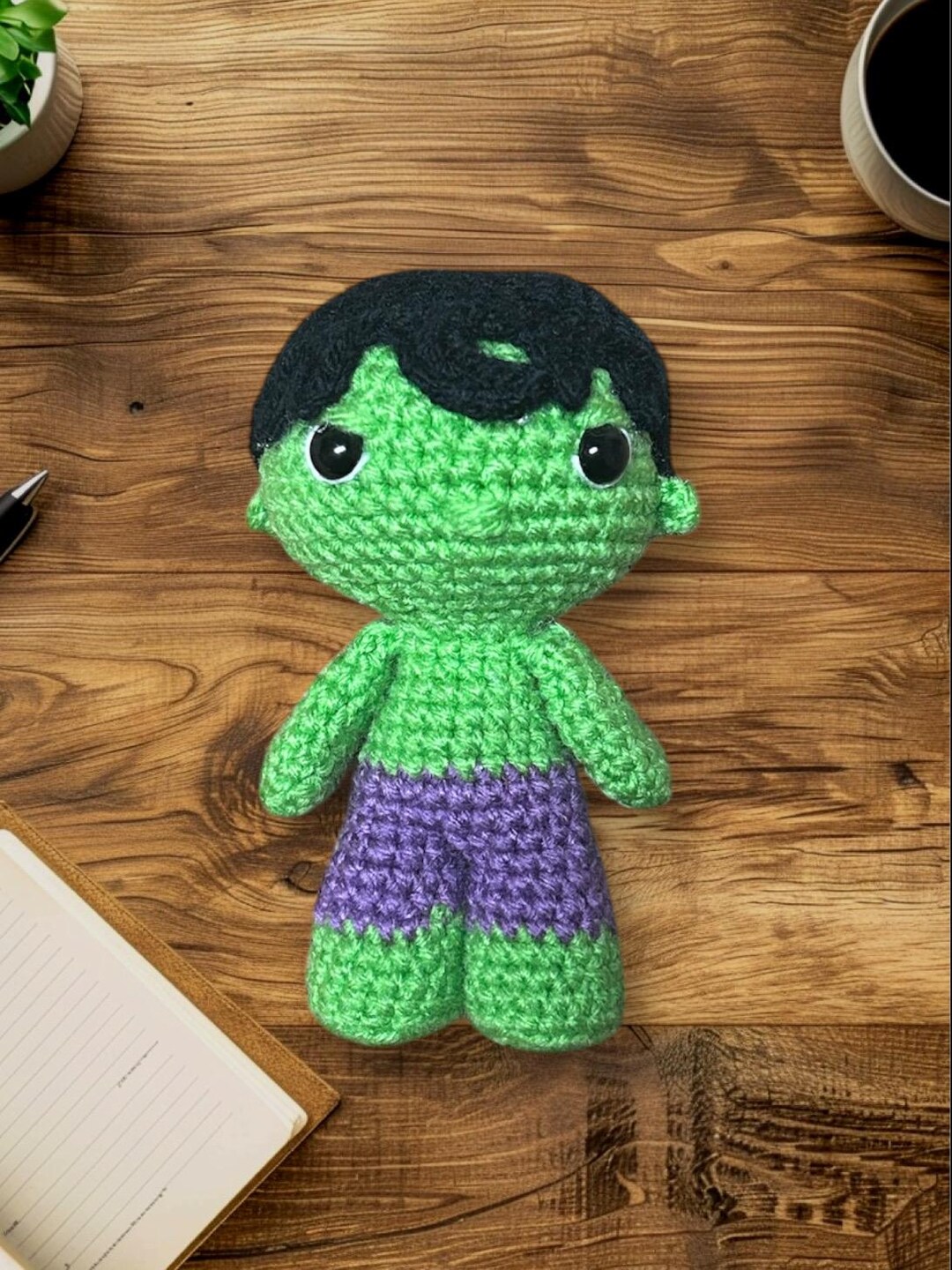 Incredible Hulk Amigurumi/handmade/crochet Toy/crochet - Etsy