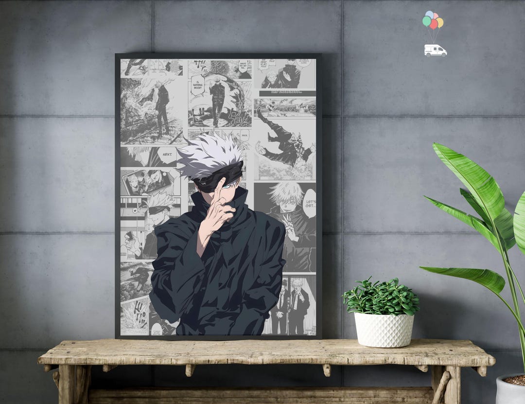 Premium Anime Poster Manga Digital Art Wall Decor Art Manga Panel Decor ...