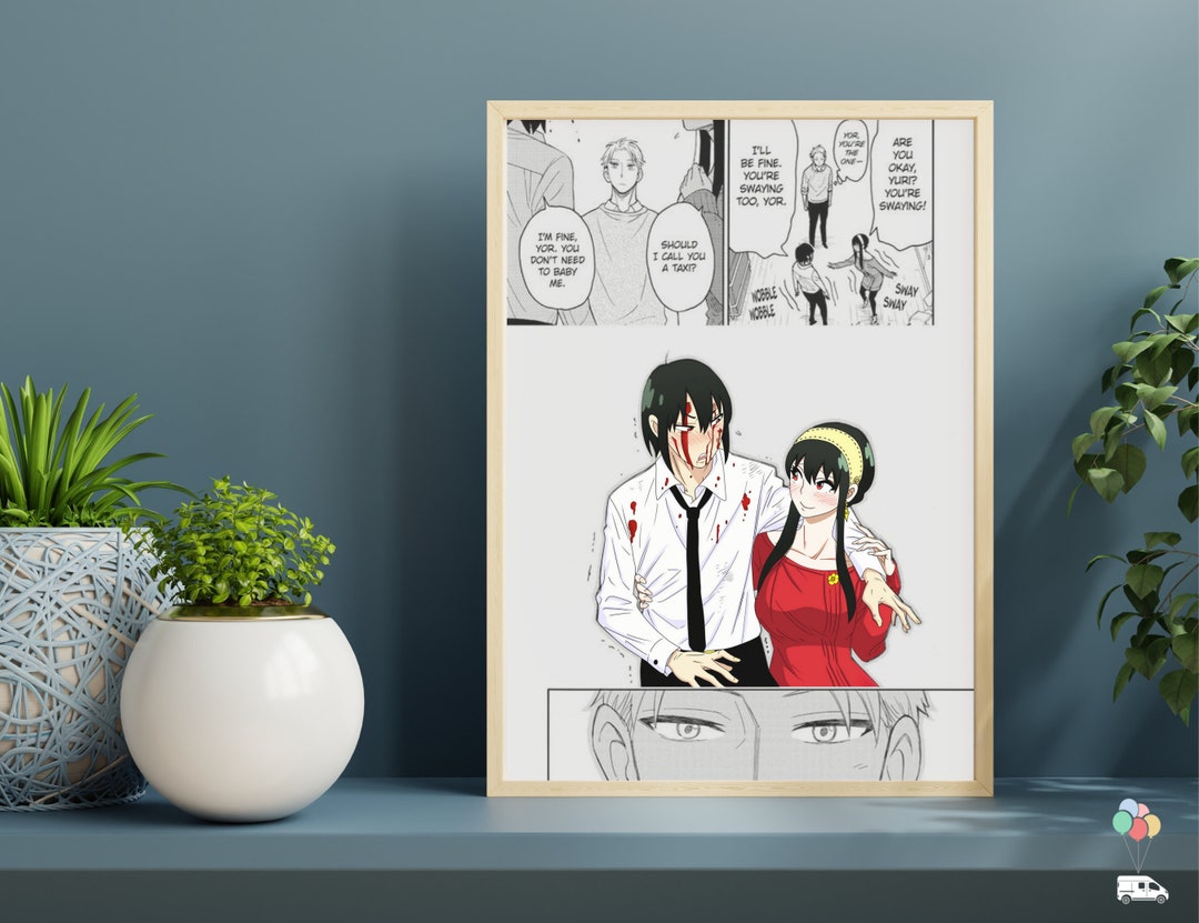 Premium Anime Manga Digital Wall Decor Art Manga Panel Decor Anime Art ...
