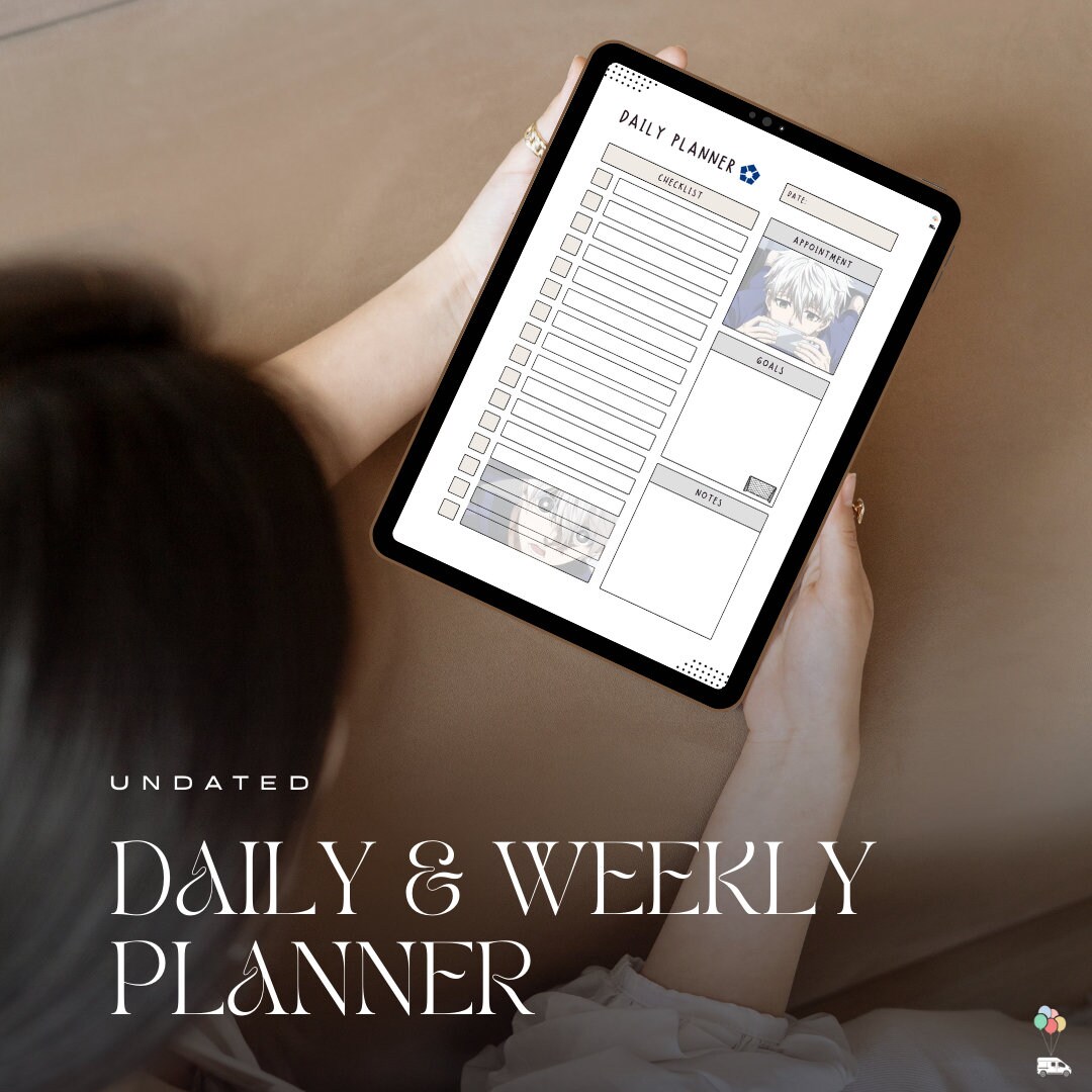 Undated BL Soccer Anime Planner, Anime Daily and Weekly Printable, To ...