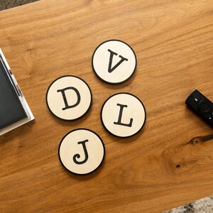 Typewriter Key Coasters - Etsy