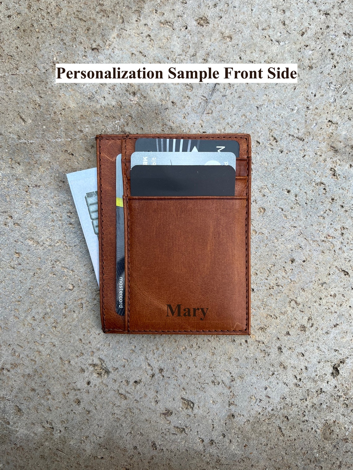 Leather Card Holder Minimalist Card Holder Wallet Credit - Etsy