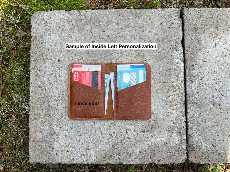 Leather Card Holder, Credit Card Wallet, Front Pocket Wallet, Slim ...