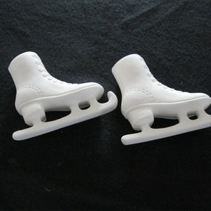Pair of Ice Skates Clay Magic - Etsy