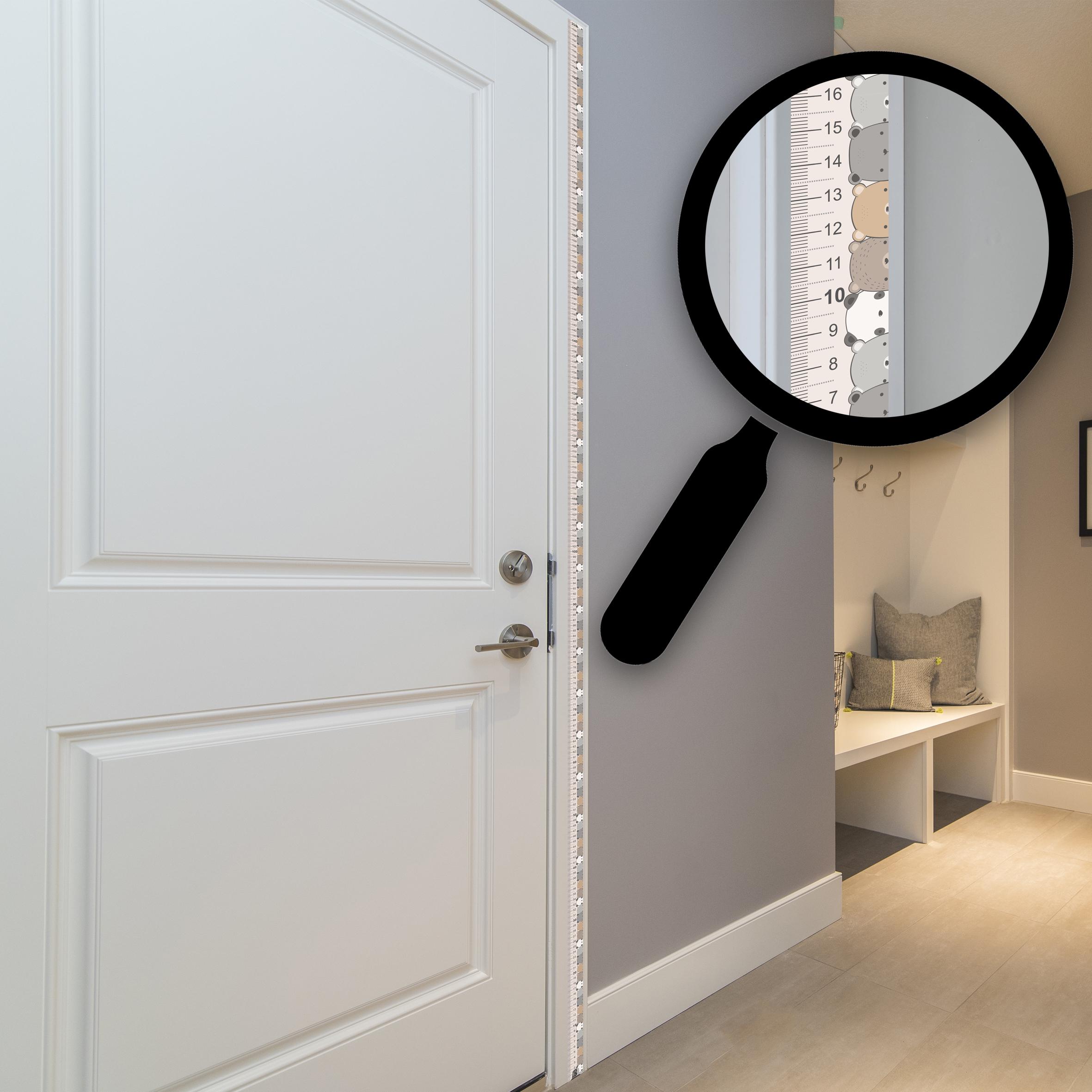 Children's Height Chart, Forest Animal Design, Door Frame Height Chart ...