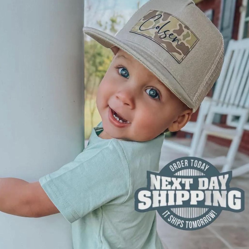 Kids Boys Flat Bill Hat - Etsy