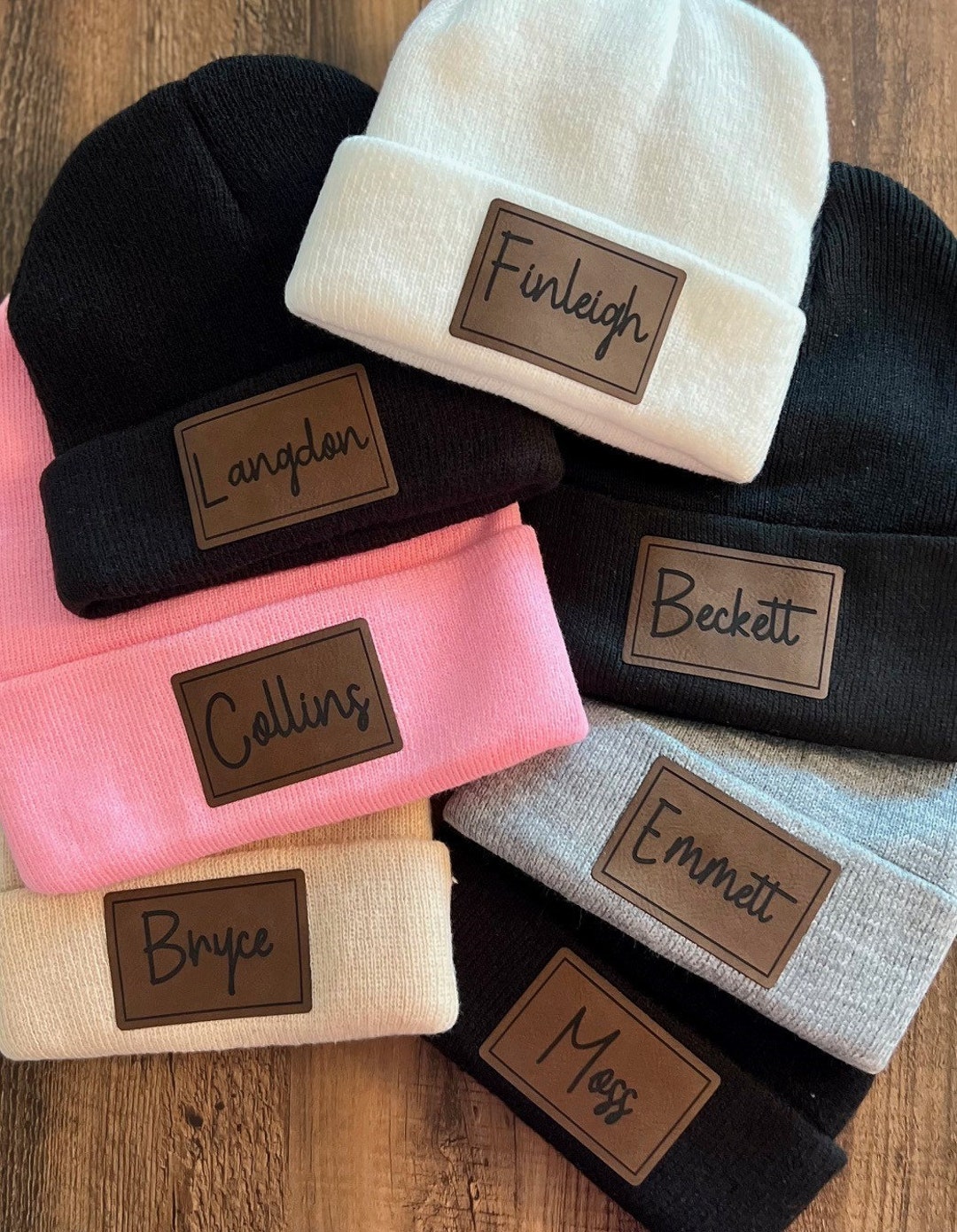 Personalized Cursive Name Beanie - Etsy