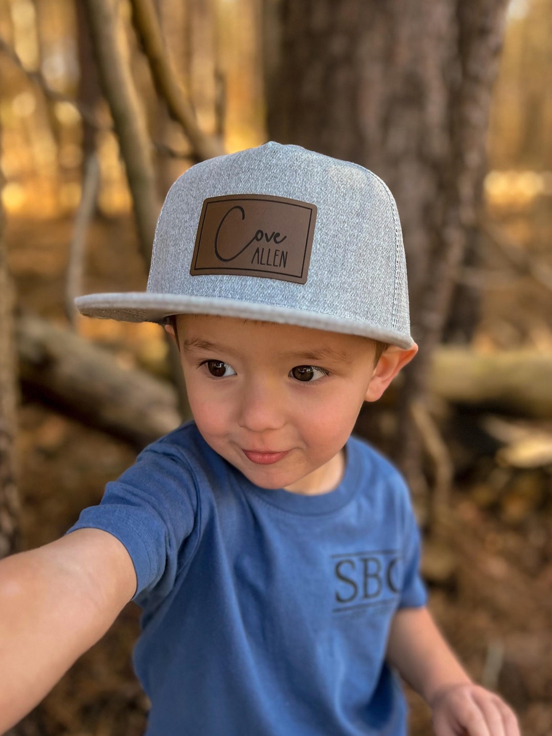 Personalized Snapback Hat | Infant and Youth - (hat Patch Style - AM ...