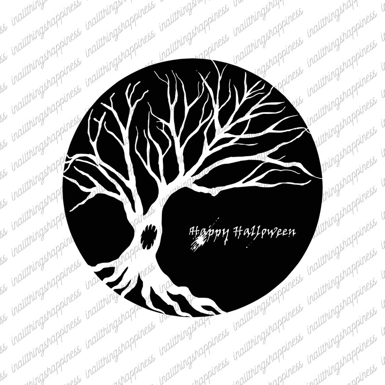 Creepy Tree Svg, Tree Svg, Dark Svg, Halloween Svg, Creepy Svg, Bat Svg ...